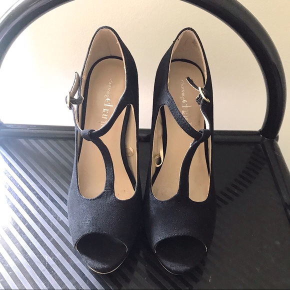 Charming Charlie | Shoes | Nwot Charming Charlie Black Stilettos Heel ...